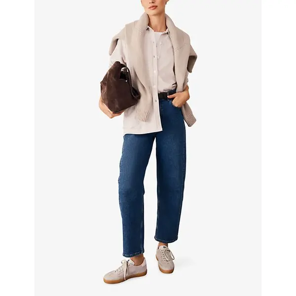 THE WHITE COMPANY Cotton-blend Jersey Shirt