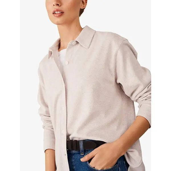 THE WHITE COMPANY Cotton-blend Jersey Shirt