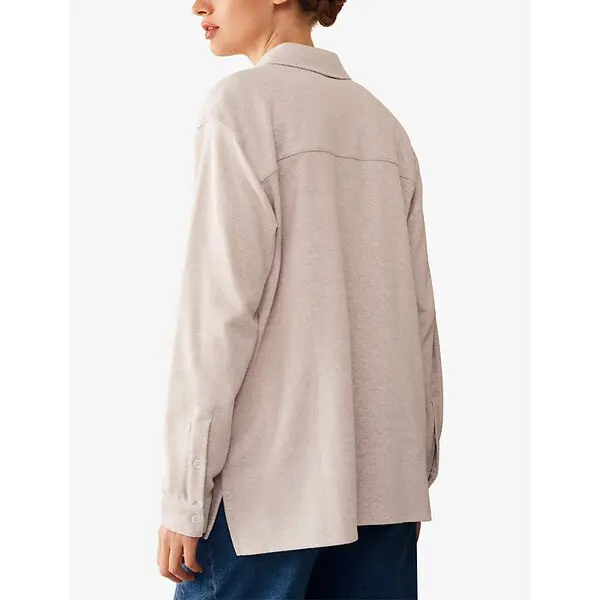 THE WHITE COMPANY Cotton-blend Jersey Shirt