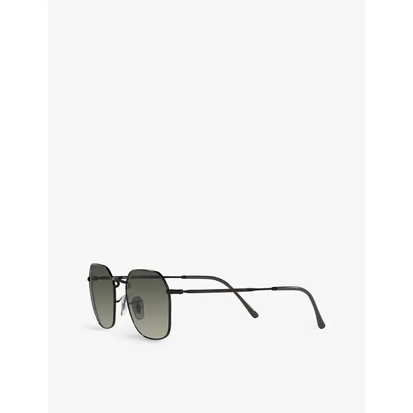 Ray-ban Hexagonal-frame Metal Sunglasses - Black