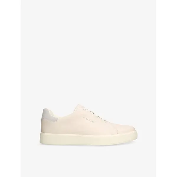Cole Haan Grandpro Luxe Suede Low-top Trainers - Bone