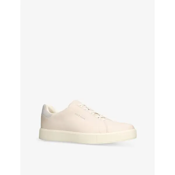 Cole Haan Grandpro Luxe Suede Low-top Trainers - Bone