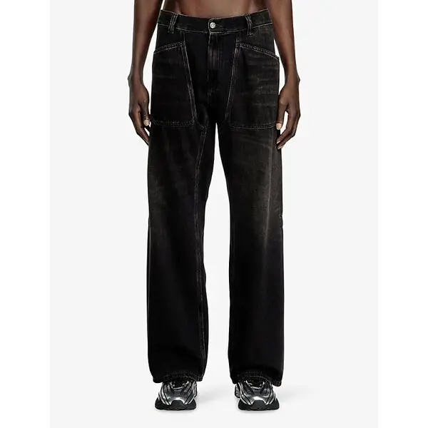 DIESEL® D-zeta Relaxed-fit Denim Jeans