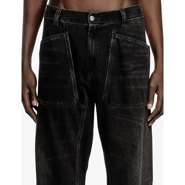 DIESEL® D-zeta Relaxed-fit Denim Jeans