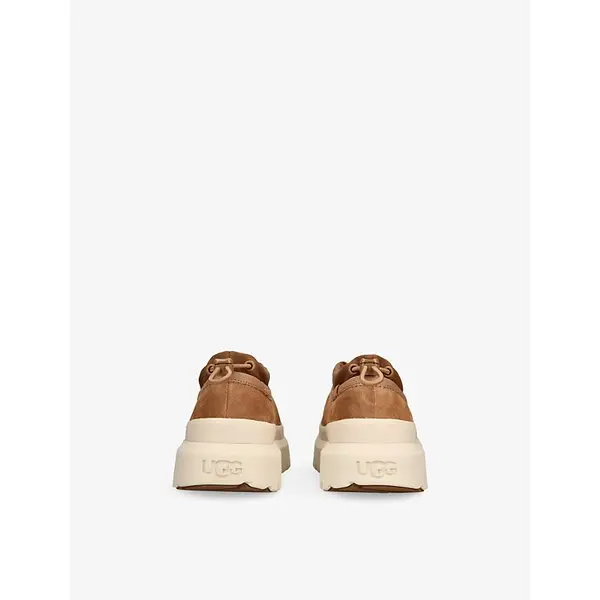 UGG Tasman Weather Logo-embossed Suede Slippers - Tan Comb