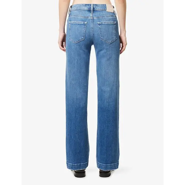 Paige Leenah Wide-leg Denim Jeans