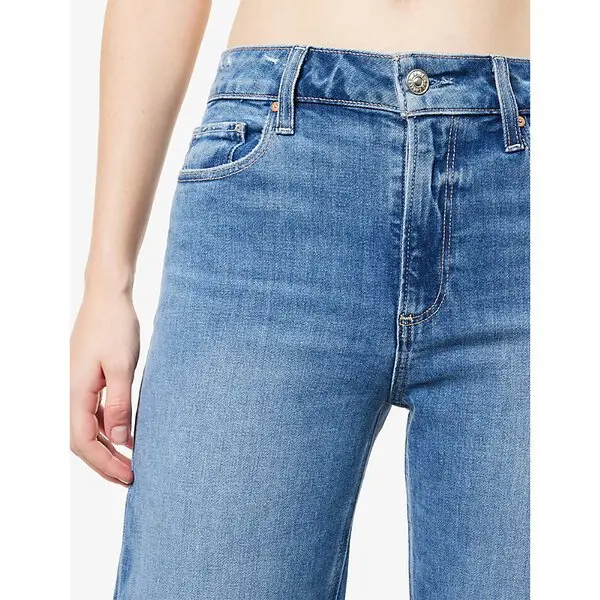 Paige Leenah Wide-leg Denim Jeans