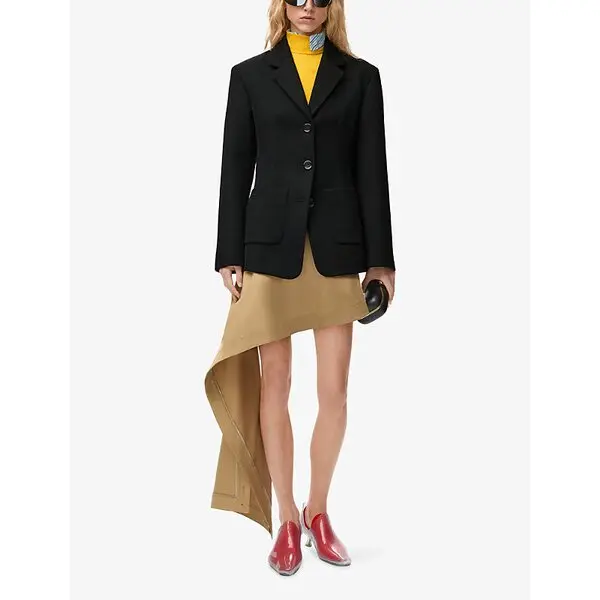 Loewe Notch-lapel Single-breasted Wool Blazer