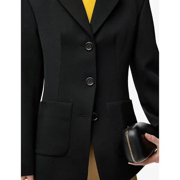 Loewe Notch-lapel Single-breasted Wool Blazer