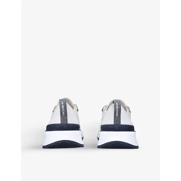 Brunello Cucinelli Knitted Low-top Trainers - White