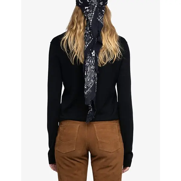 Zadig&Voltaire Cashmere V-neck Jumper - Noir