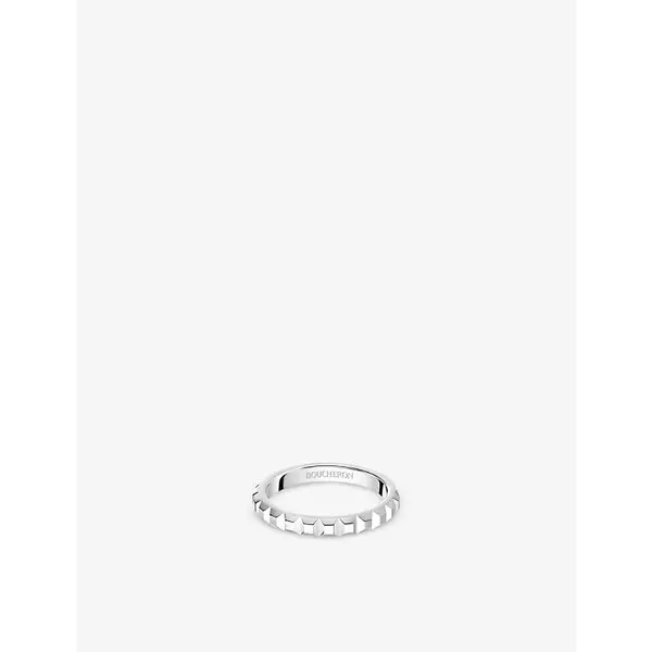 Boucheron Quatre Clou De Paris Platinum Ring - Silver
