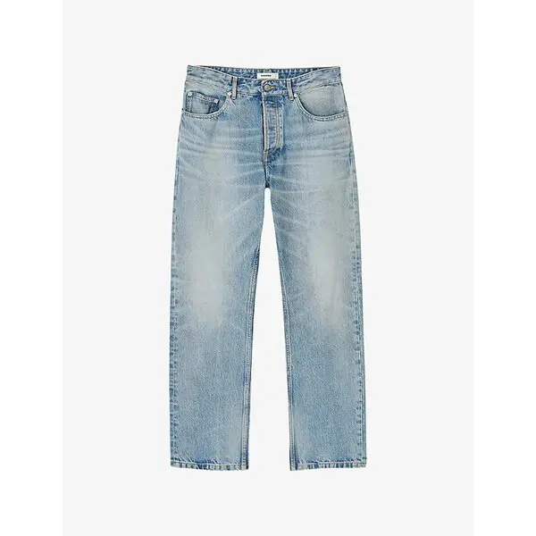 Sandro Regular-fit Mid-rise Straight Leg Jeans