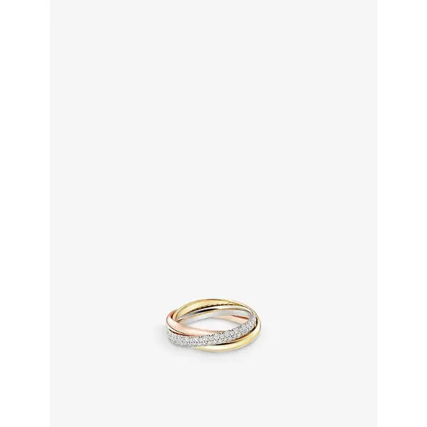 Cartier Trinity Small Diamond Ring - Multicolour