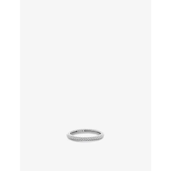 Monica Vinader Heirloom Sterling-silver Stacking Ring - Sterling Silver