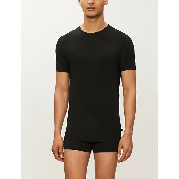Derek Rose Alex Modal T-shirt - Black