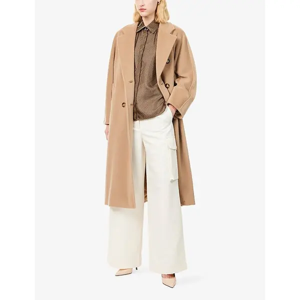 Max Mara Madame Double-breasted Wool And Cashmere-blend Coat