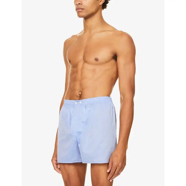 Derek Rose Amalfi Batiste Relaxed-fit Cotton Woven Boxer Shorts
