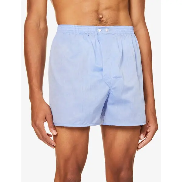 Derek Rose Amalfi Batiste Relaxed-fit Cotton Woven Boxer Shorts