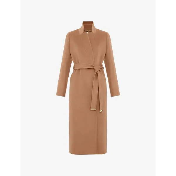 PHASE EIGHT Wool-blend Coat With Tie Belt