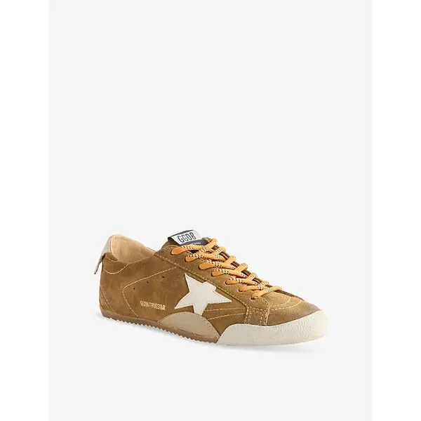 GOLDEN GOOSE True-star Suede Trainers - Brown/oth