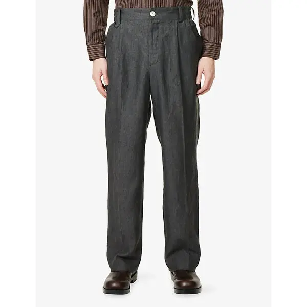 Jacquemus Le Pantalon Croisiére Linen Trousers