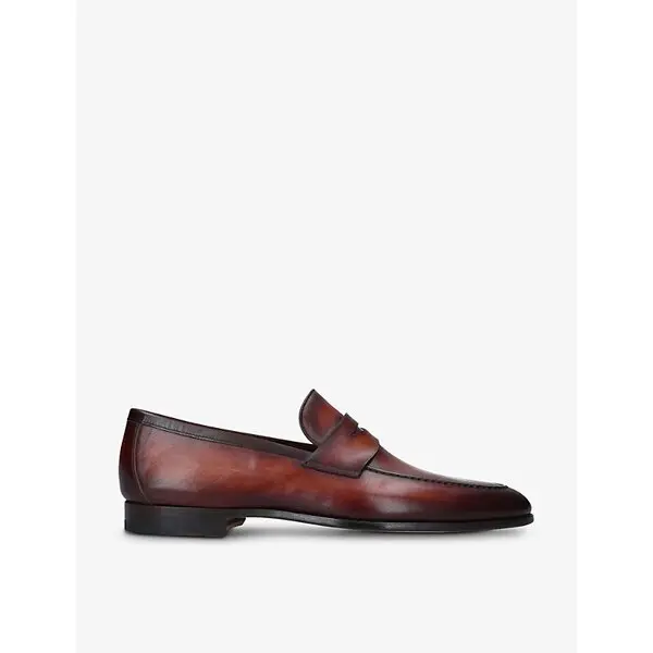 Magnanni Delos Leather Loafers - Tan
