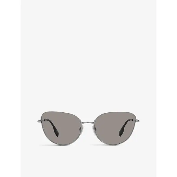 Burberry Harper Cat-eye Sunglasses - Silver