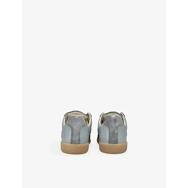 MAISON MARGIELA Replica Leather Trainers - Grey/light