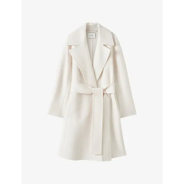 JOSEPH Costana Double-faced Wool And Cashmere Coat - Ivory