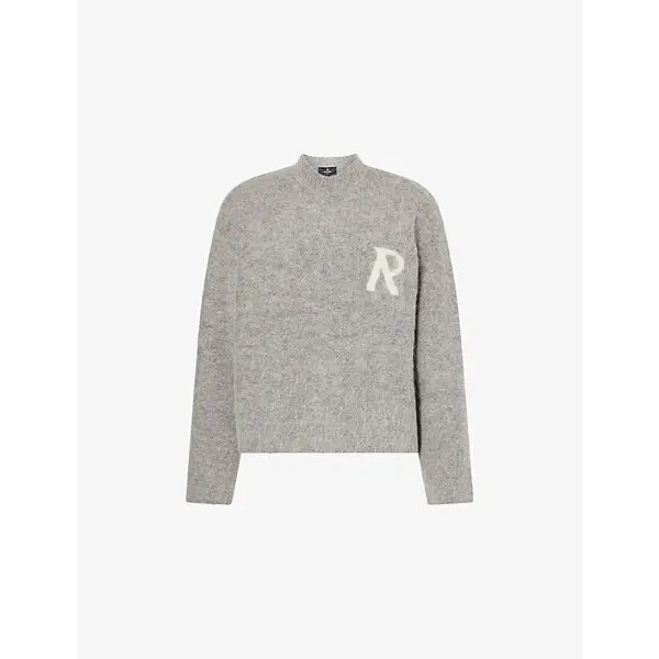 REPRESENT Logo-print Alpaca-blend Jumper