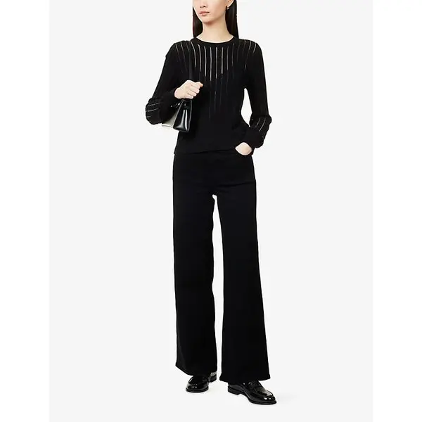 FRAME Le Slim Palazzo Wide-leg Denim Jeans