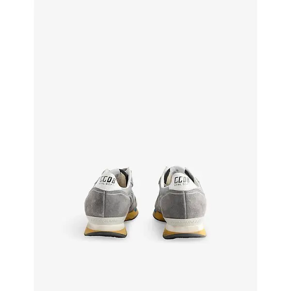 GOLDEN GOOSE Marathon Suede Trainers - Grey/d.cmb