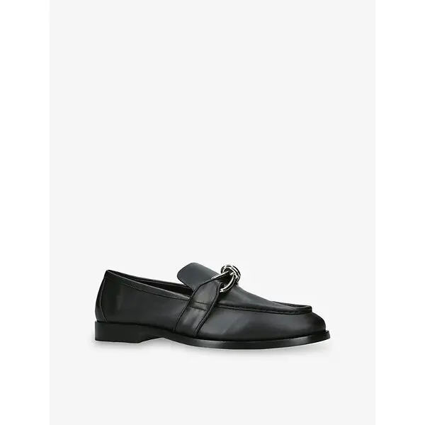 Bottega Veneta Astaire Leather Loafers - Black/comb