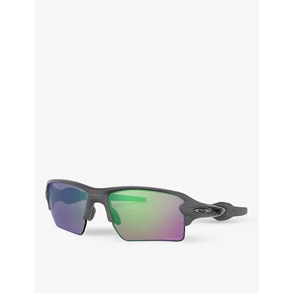 Oakley Rectangular-framed Sunglasses - Silver