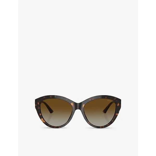 JIMMY CHOO Acetate Phantos-frame Sunglasses - Brown