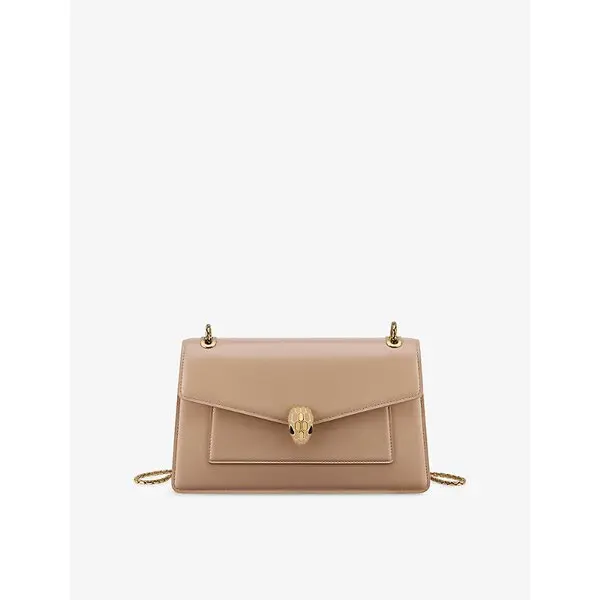 BVLGARI Serpenti Forever Leather Shoulder Bag