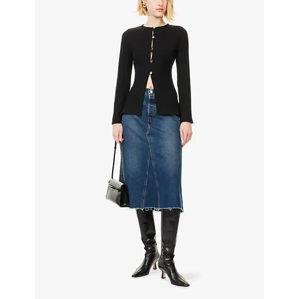 REFORMATION Verne Ribbed Knitted Top