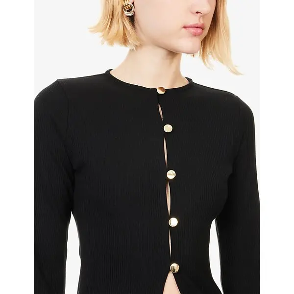 REFORMATION Verne Ribbed Knitted Top