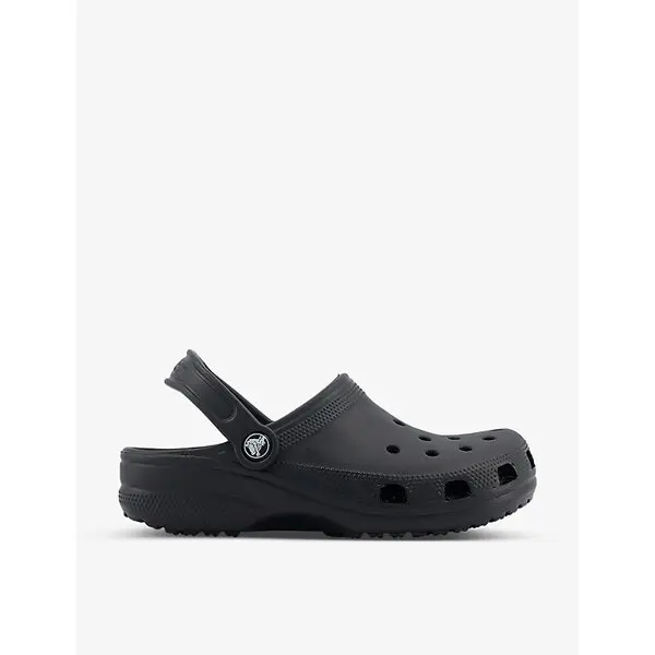 CROCS Classic Waterproof Rubber Clogs - Black