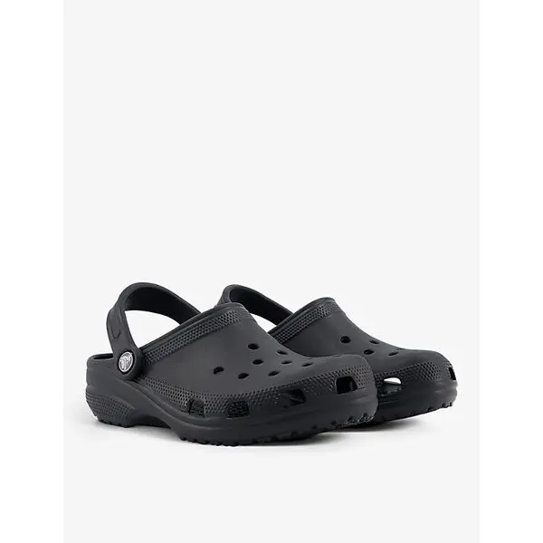 CROCS Classic Waterproof Rubber Clogs - Black