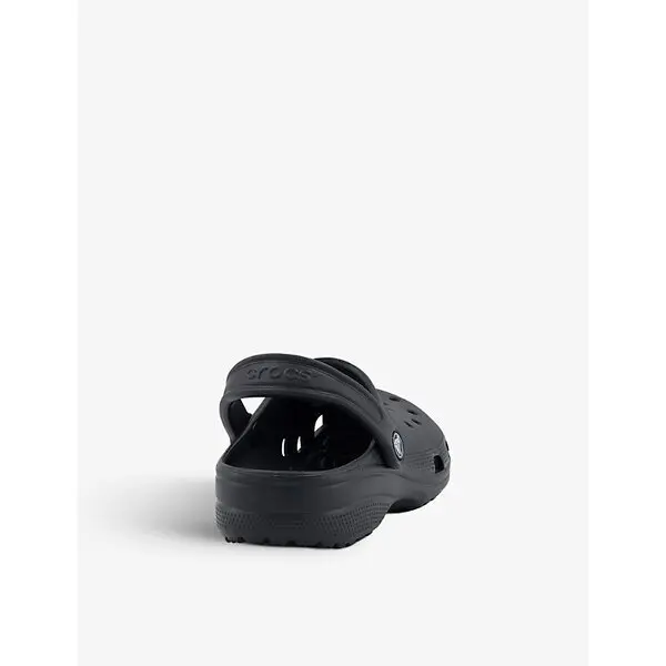 CROCS Classic Waterproof Rubber Clogs - Black