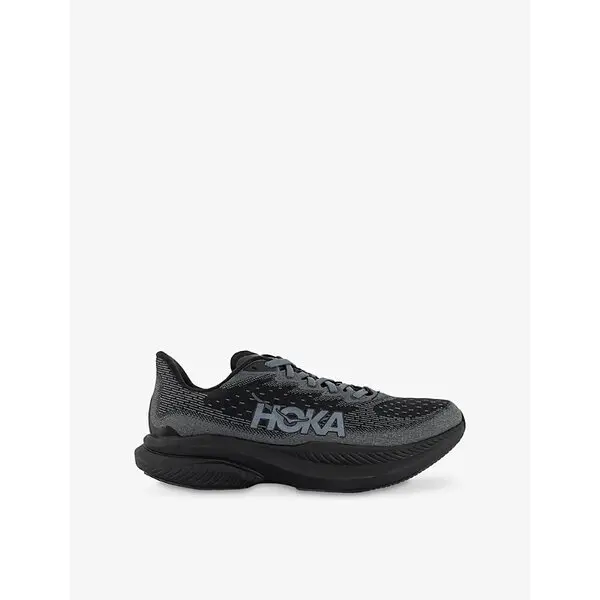 HOKA® Mach 6 Woven Trainers - Black Outer Orbit