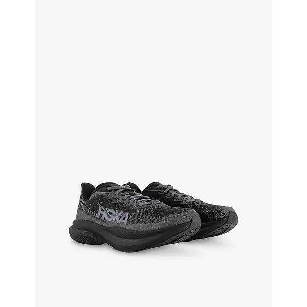 HOKA® Mach 6 Woven Trainers - Black Outer Orbit