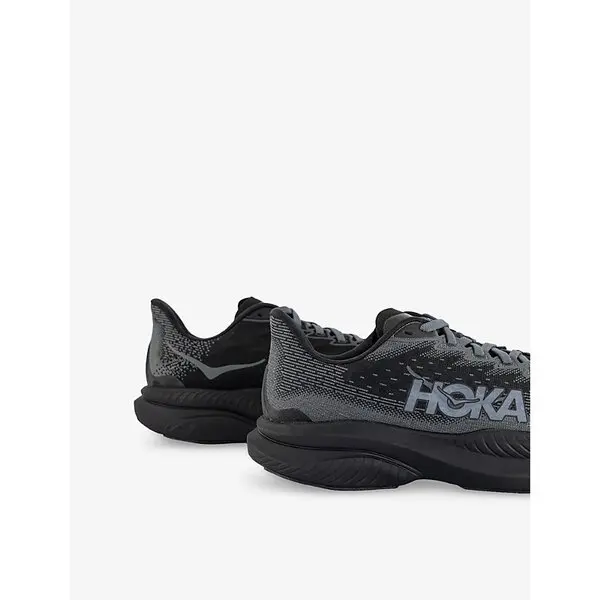 HOKA® Mach 6 Woven Trainers - Black Outer Orbit