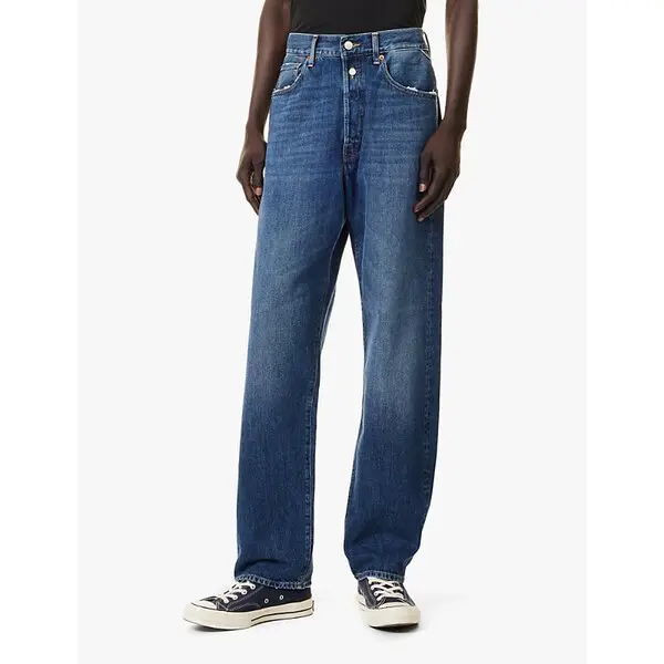 REPLAY M9zero1 Relaxed-fit Straight-leg Denim Jeans