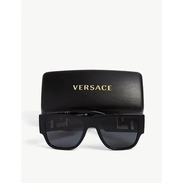 Versace Round-frame Acetate Sunglasses
