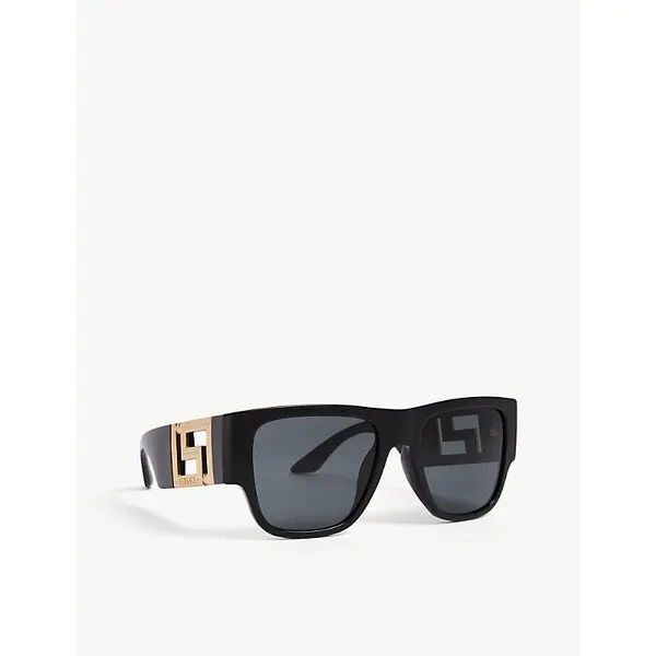 Versace Round-frame Acetate Sunglasses