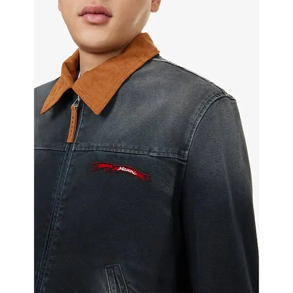 Marni Contrast-collar Cotton-canvas Jacket