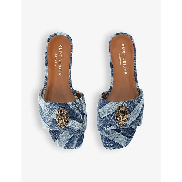 Kurt Geiger Kensington Eagle-head Sandals